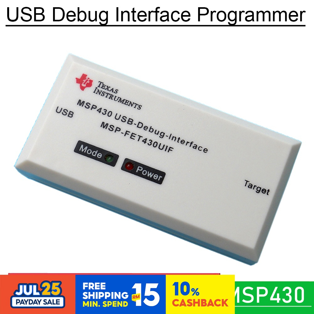 Emulador Usb Msp430 Msp Fet430uif Programador De Interface De Depuração Jtagbslsbw Iar Suporte 