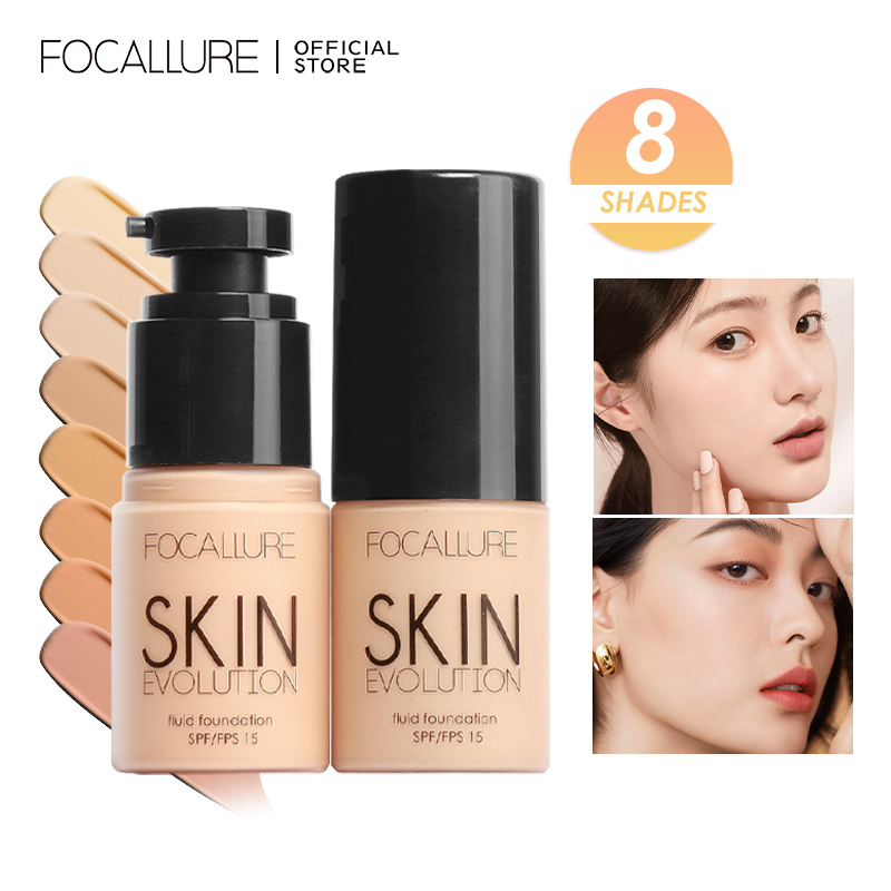 FOCALLURE Face Maquiagem Base Líquida Fundação BB Cream Concealer ...
