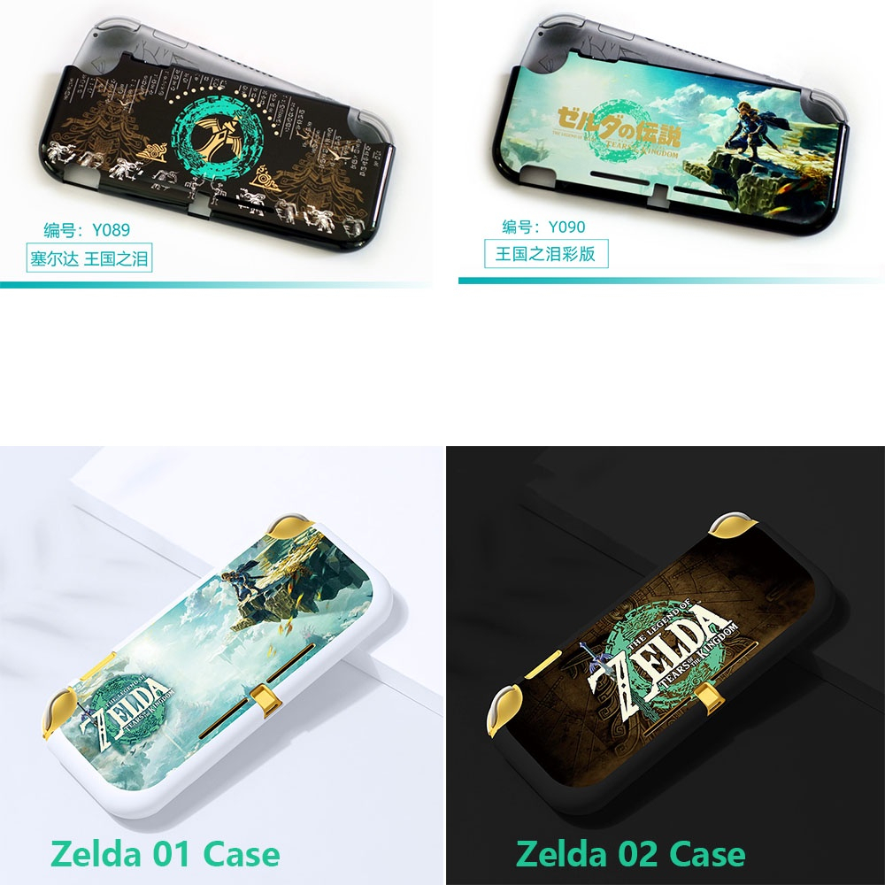 Para Nintendo Switch Lite Case Zelda Tears of Kingdom De Protecao Fullcover Pokemon Mario Tema NSL Hard