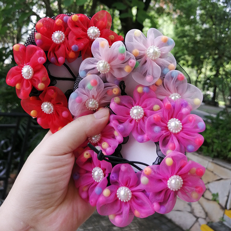 LOVETOUCH Dot Women Bun Cover Snood Hair Net Redes De Cabelo Latino ...