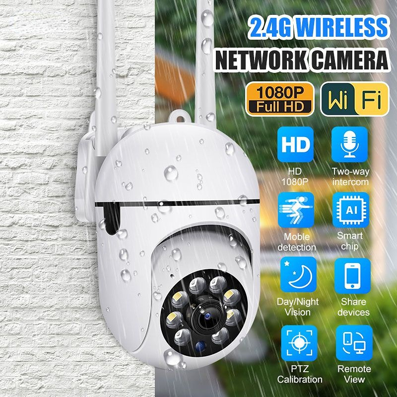 Câmera IP WiFi 110V-220V 2.4Ghz HD De Segurança Externa | Shopee Brasil