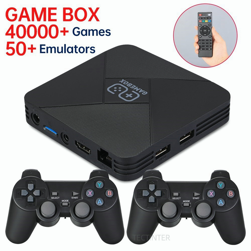 Dual-System 4K TV Game Player Console De Videojogos Gamepad Sem Fio ...