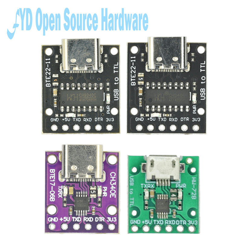 CH340N SOP8 USB Para TTL Módulo Pro Mini Download Substitui CH340G CH340E Placa De ...