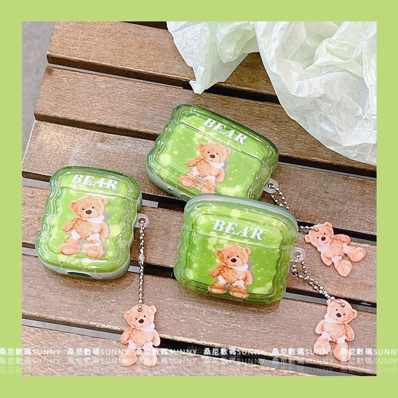 Capa Protetora Para Fone De Ouvido Teddy Bear Cute Estilo Coreano ins ...