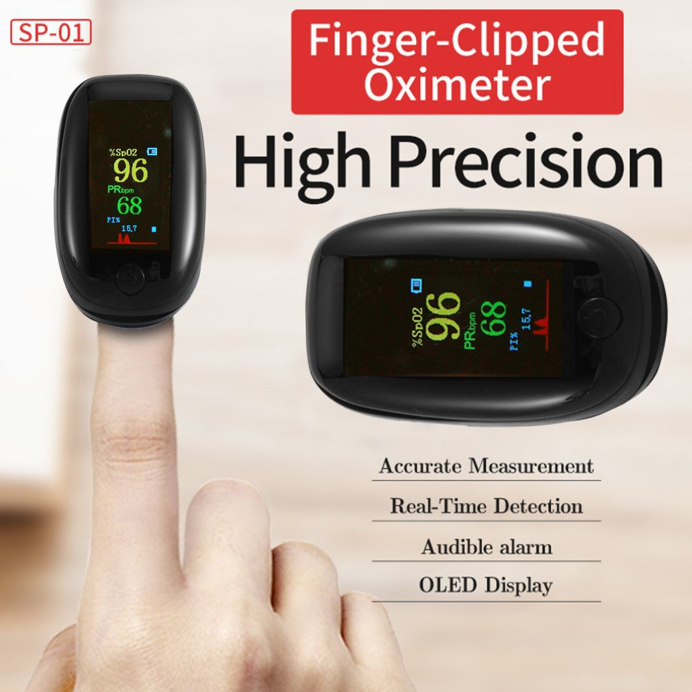 SMH-01 Oxímetro Digital De Dedo Oleado De Pulso Display | Shopee Brasil