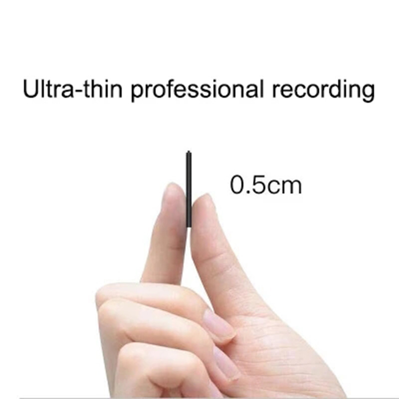 Mini Gravador De Voz Espia 8-32GB Digtal Professional Dictafone Ativado ...