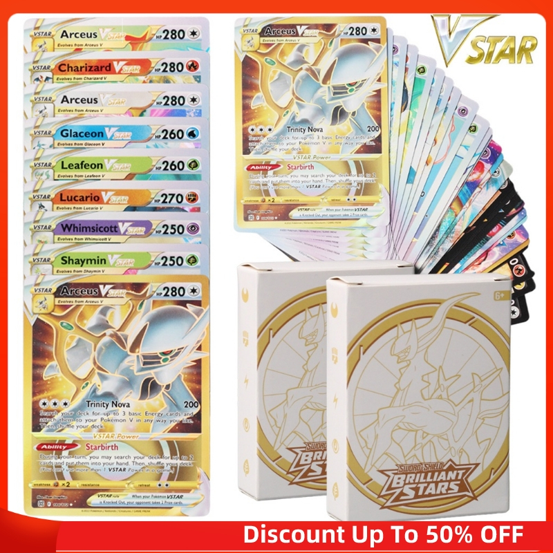 Cartinha de pokémon kit 54 cartas pokémon anime game brinquedo pelúcia ...