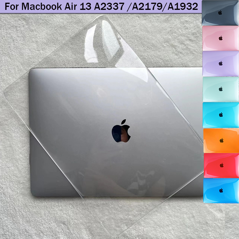 High Quality Glossy Transparent Case for Macbook Air 13 M1 A2337 A2179 ...