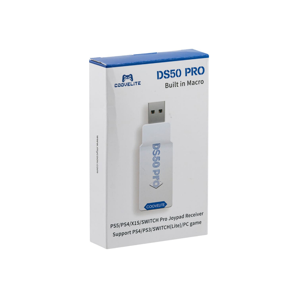 Coov DS50 Pro Sem Fio PS5/PS4/Switch/Xbox One S Adaptador Controlador ...