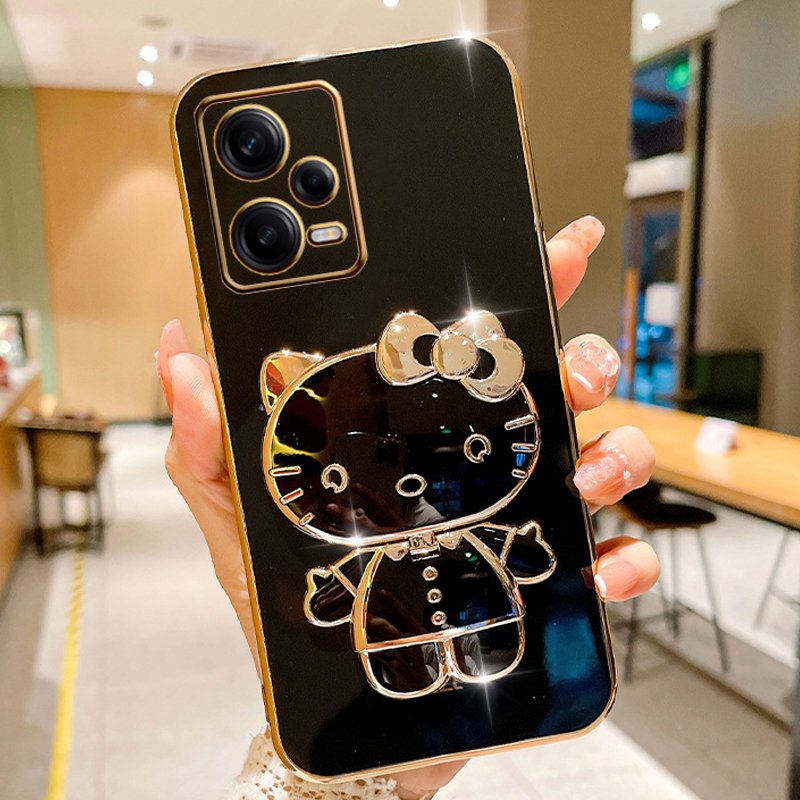 POCO X5 5G Pro 5G Suporte Da Caixa Do Telefone Hello Kitty Em Silicone ...