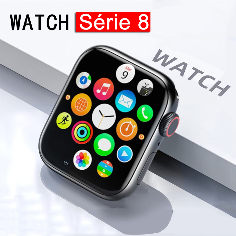 S8 MAX Relógio 1 : 1 Maçã 2.02 Polegadas NFC 120HZ Voz AI Inteligente ...