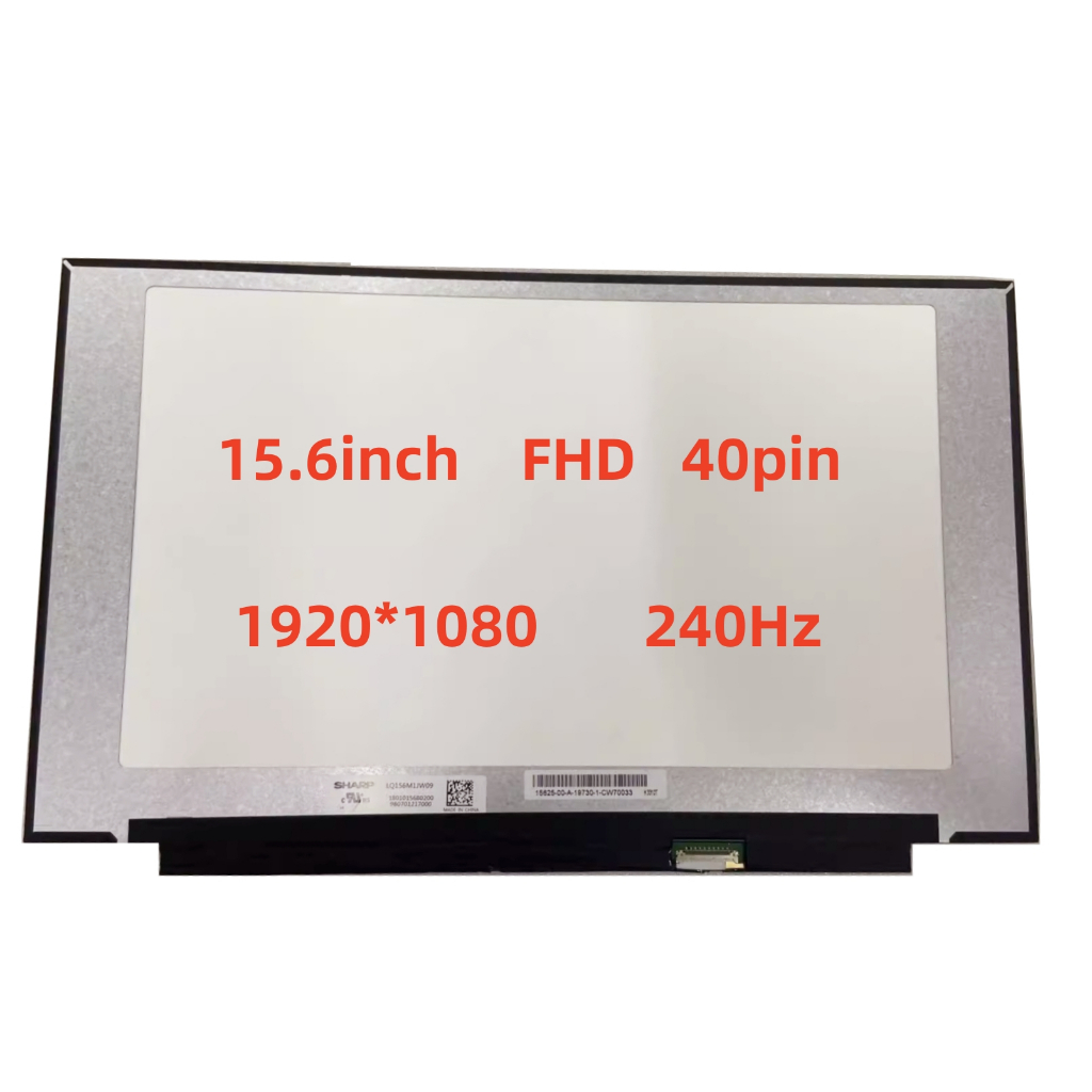 Tela LCD De 15,6 Polegadas 240Hz LQ156M1JW03 LQ156M1JW09 LQ156M1JW08 LQ156M1JW16 LQ156M1JW26 ...