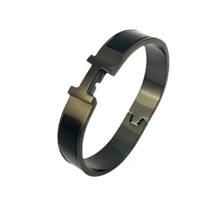 Pulseiras Masculinas Hermes Pretas Frias | Shopee Brasil