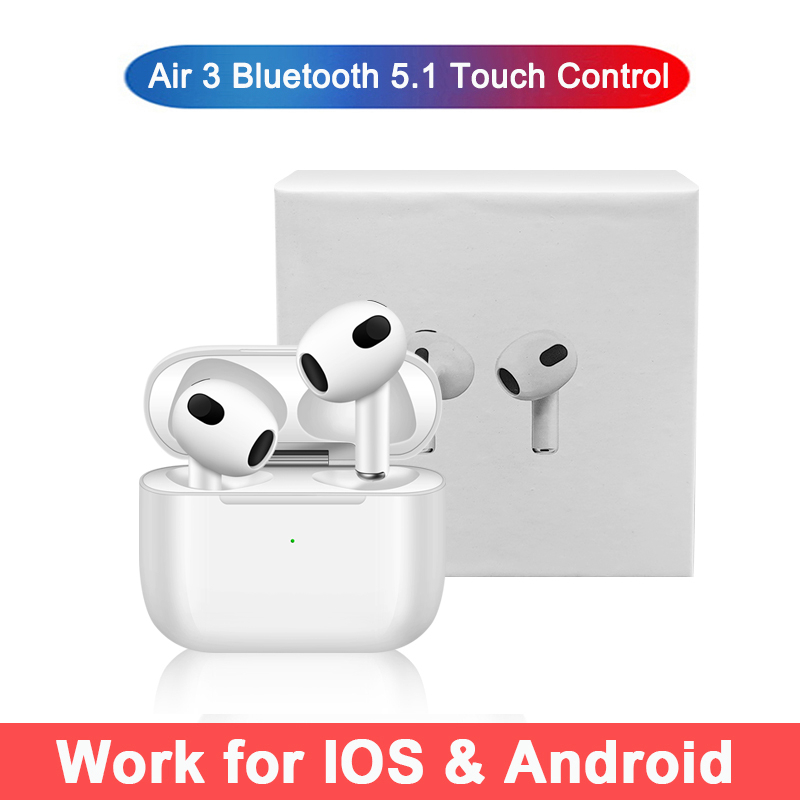 Airpode Pro 6s 5 3 Pro TWS Bluetooth 5.1 Fone De Ouvido Sem Fio Microfone | Shopee Brasil