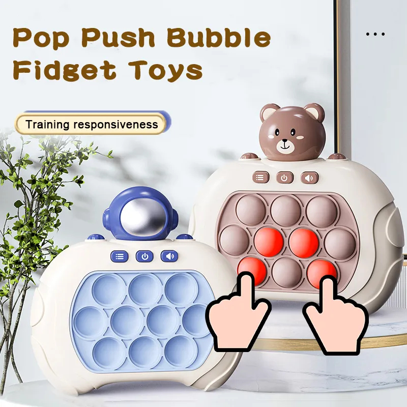 Pop it Eletronico Push Bubble Childrens Puzzle Games Quick Game ...