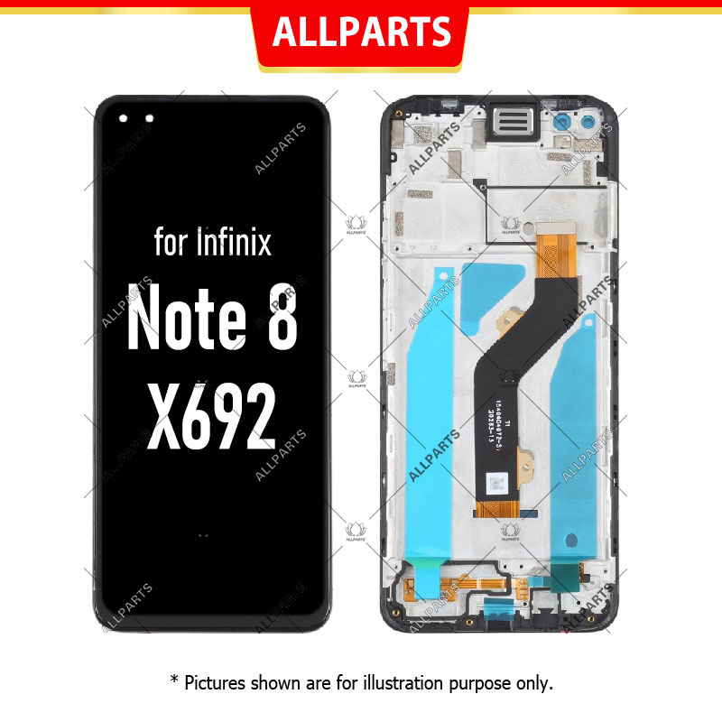 Tela Frontal Display do Infinix Note 8 X692 LCD Touch Completo ...