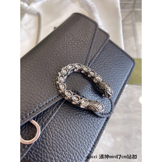 Gucci Dionysus Full Leather mini Bacci Bag Em Corrente (Embalagem Para ...