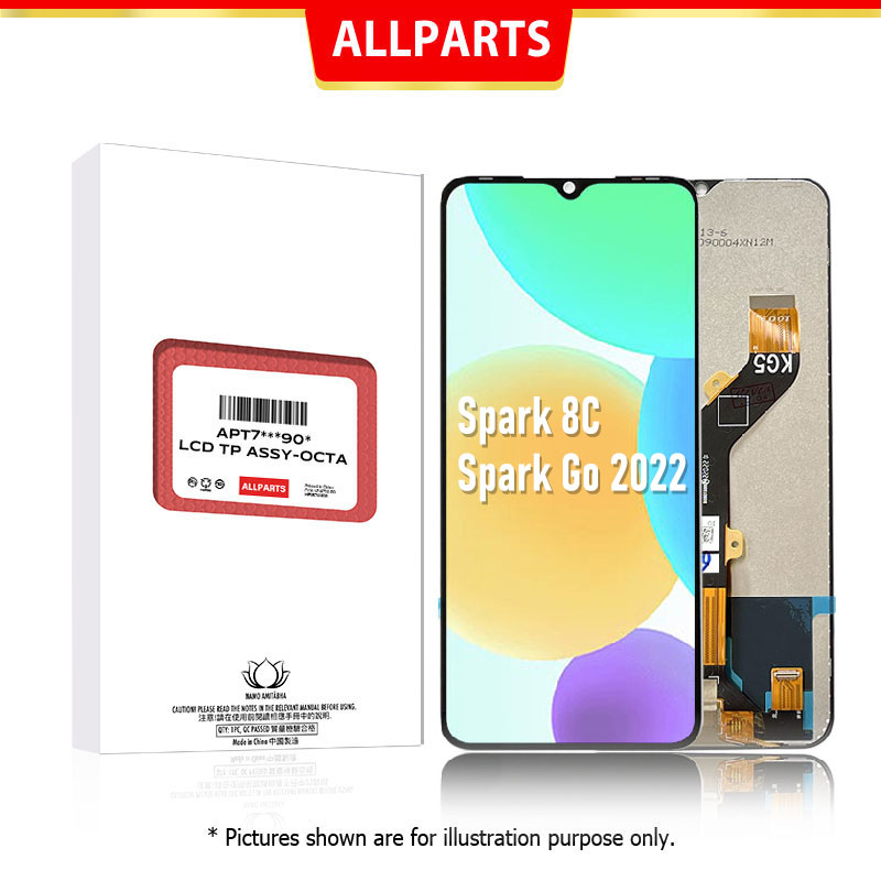Tela Frontal Display do Tecno Spark 8C / Go 2022 / KG5 LCD Touch ... Tela Frontal Display do Tecno Spark 8C / Go 2022 / KG5 LCD Touch ...