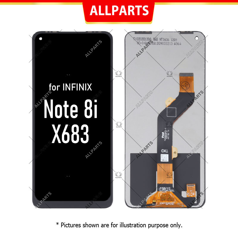 Tela Frontal Display do Infinix Nota 8i X683 LCD Touch Completo ...
