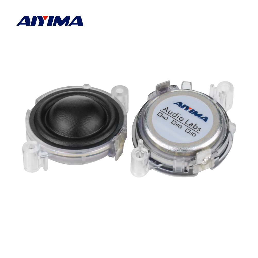 AIYIMA 2Pcs 1,25 Polegadas 4 Ohm 20W Cúpula De Filme De Seda Tweeter Speaker Mini Neodímio ...