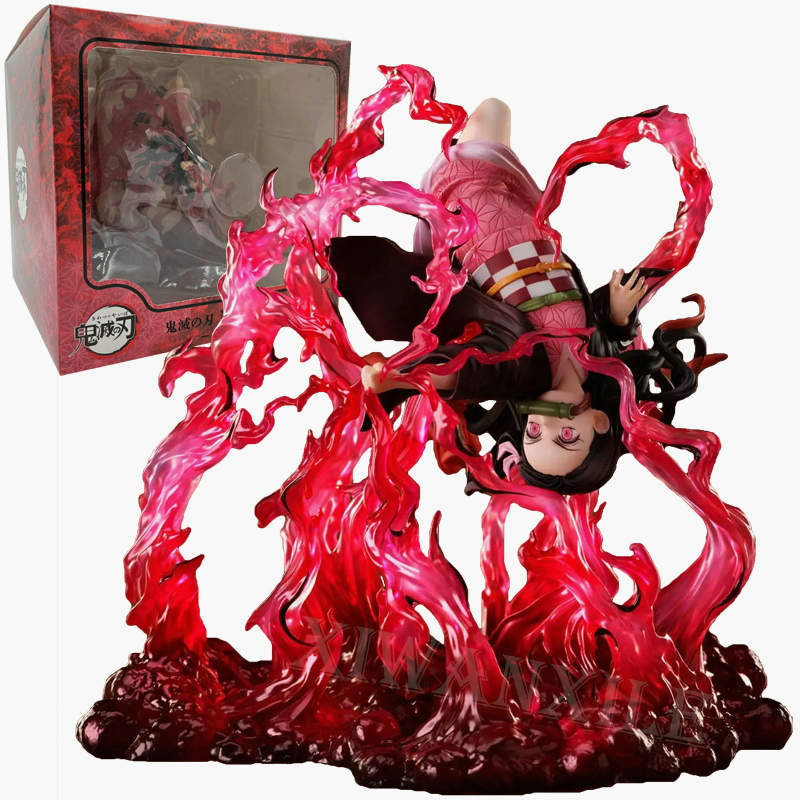 Caçador De Demônios Kamado Nezuko Figuras Anime Figura Somersault 16cm ...