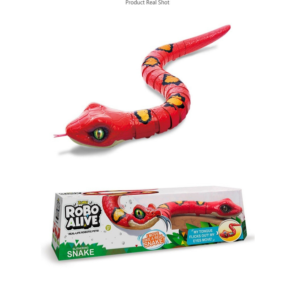 Cobra Deslizante Robo Alive Série 2 Grey Da ZURU , Alimentada Por ...