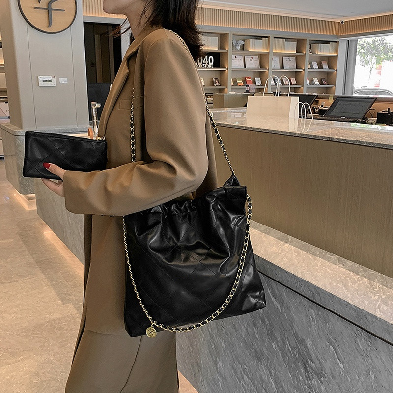 Novo Estilo Bolsa Balde Diamante De Grande Capacidade , De Um Ombro ...