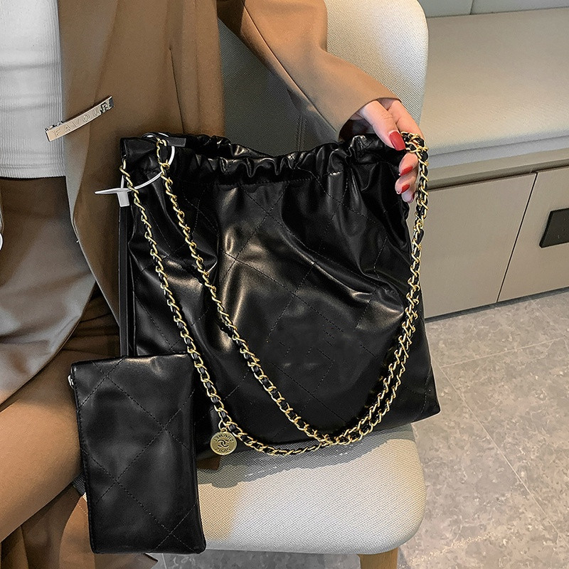 Novo Estilo Bolsa Balde Diamante De Grande Capacidade , De Um Ombro ...