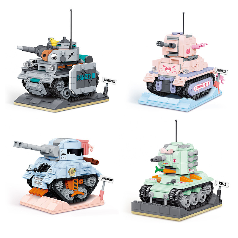 T Tank Series Building Block Toys Adequados Para 6 Anos De Idade E ...