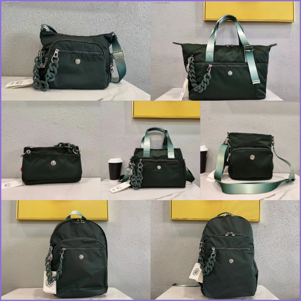 kipling XV TANG Sacos Da Série Dark Green 7 Estilos Coleção | Shopee Brasil