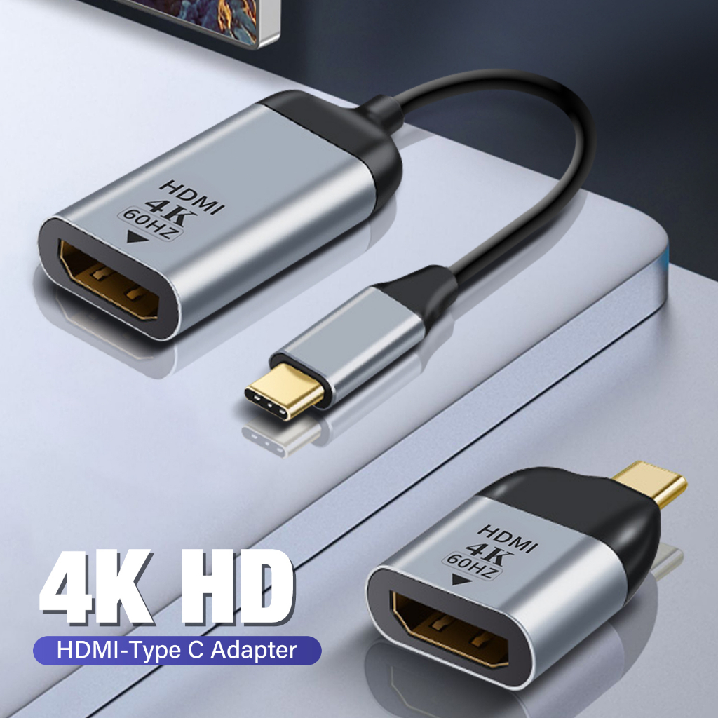 Cabo USB Type C Macho Para HDMI Fêmea 4K TV DAC Projetor Display Port ...