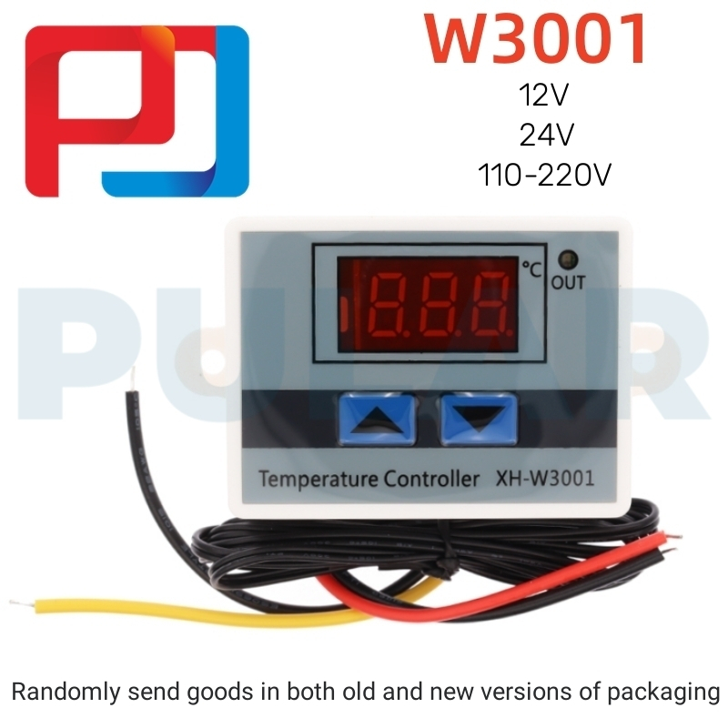 Controlador Digital De Temperatura LED 10A 12V 24V 220VAC XH-W3001 Para Interruptor De ...