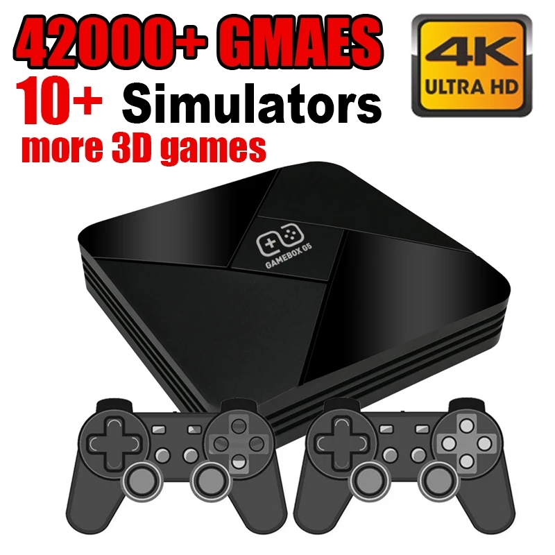 400000 Jogos Game Box G5 Retrô Vídeo Console Dual System S905L WiFi 4K ...