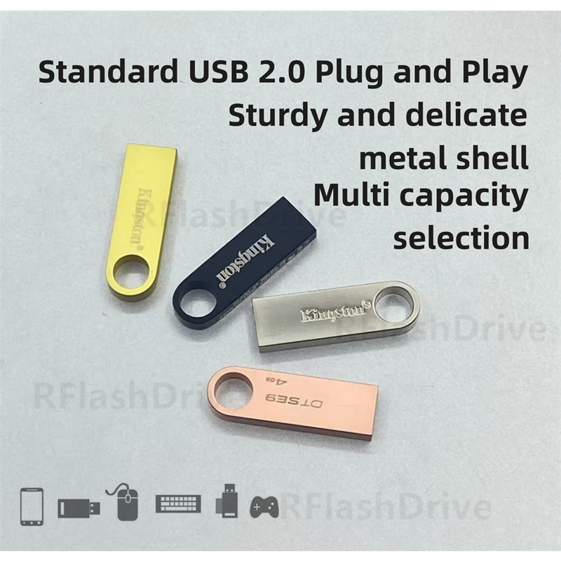 Kingston Metal USB Mini Pen Drive Plug and Play Flash 2.0 1GB 2GB 4GB ...