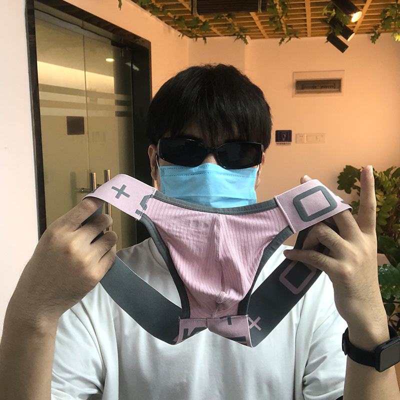 Roupa Íntima Masculina Algodão Confortável Alta Qualidade Homens Jockstrap Gay Sexy Homem Tangas ...