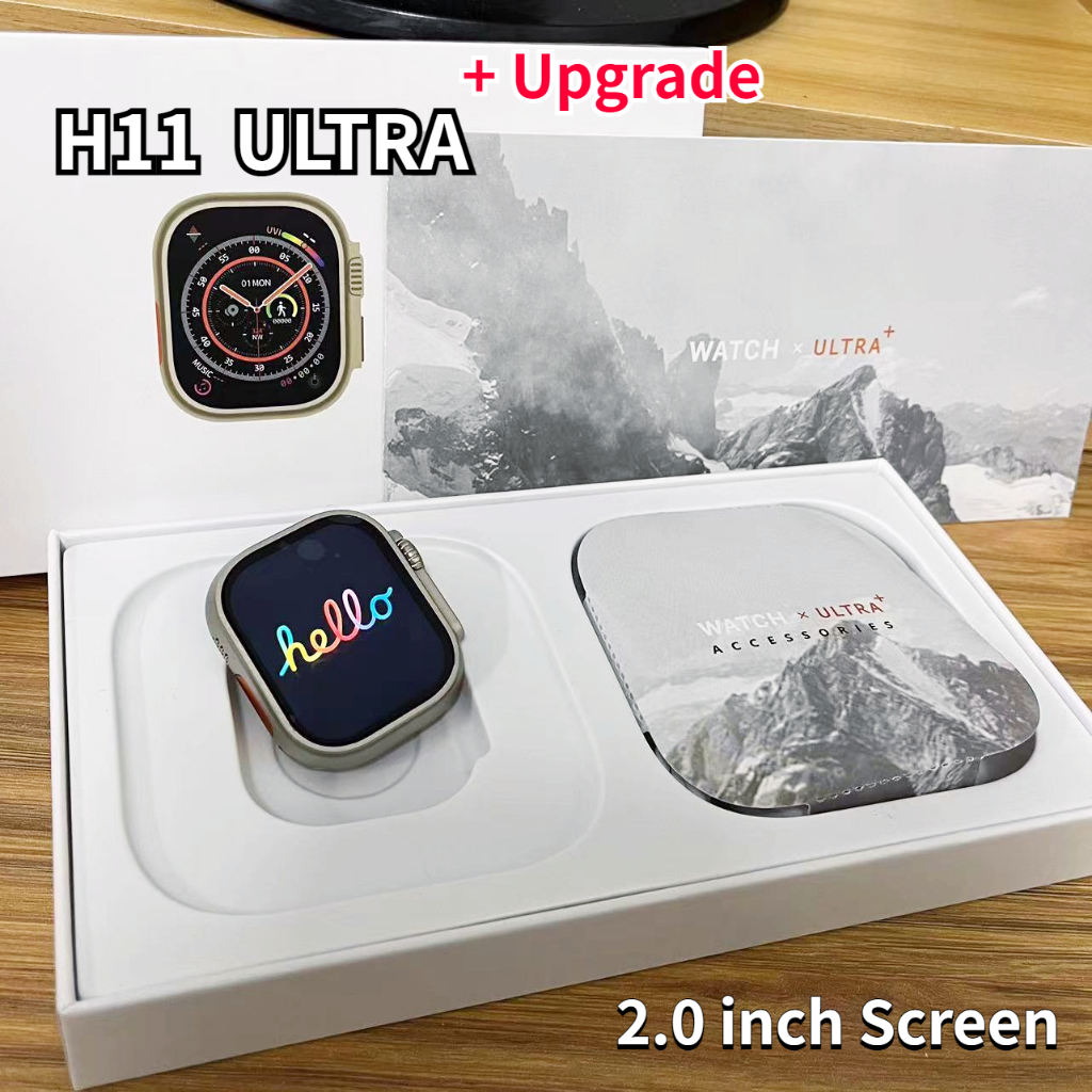 Smartwatch Original H11 Ultra + IWO Série 8 49mm NFC Bluetooth Chamada ...