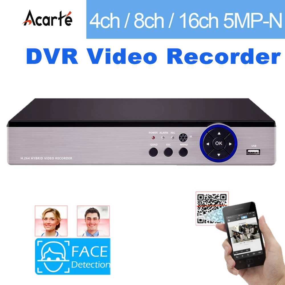 XMEye DVR NVR 8CH 4CH 16CH Gravador De Vídeo De Vigilância De Segurança ...