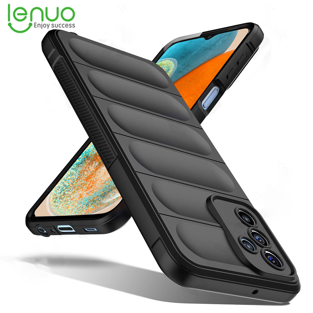 Capa Traseira Em Silicone Líquido Macio À Prova De Choque Lenuo Capa de Celular Samsung Galaxy ...