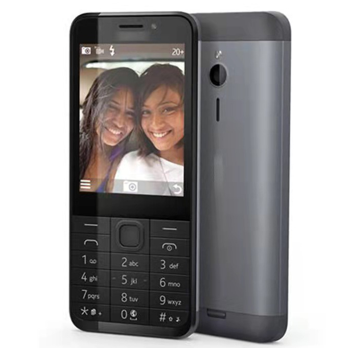 Novo 230 2.8gsm bar Telefone Celular 2G dual card Botão De Máquina ...