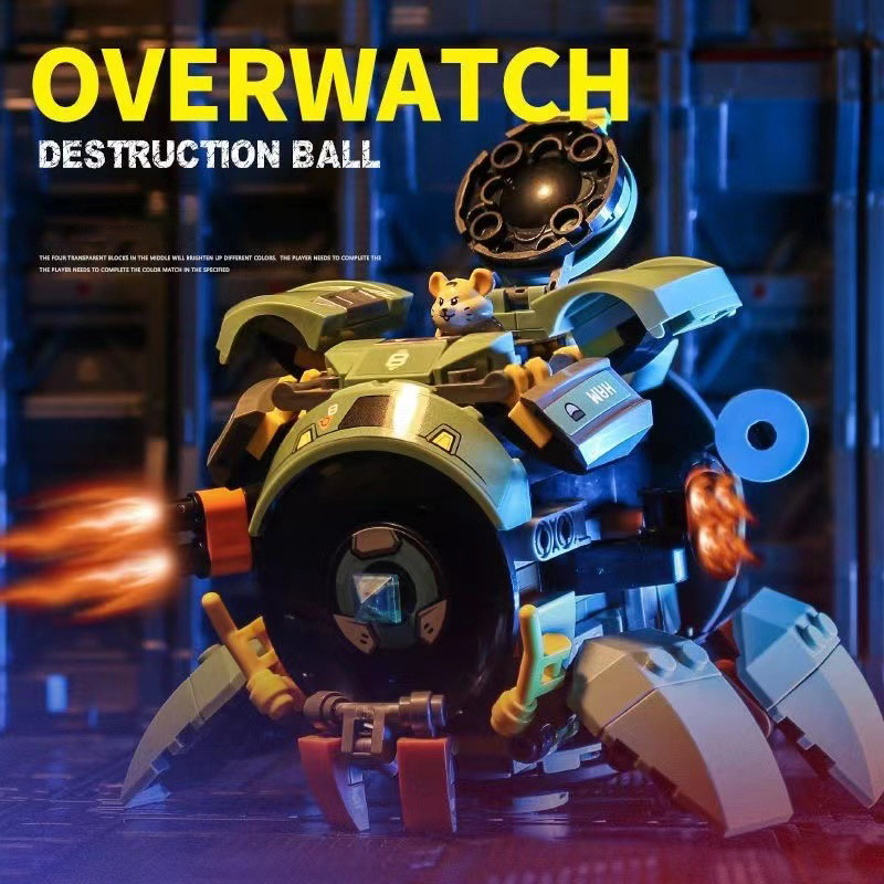 Overwatch Wrecking Ball Building Kit Quatro Estilos De Cores Diferentes ...