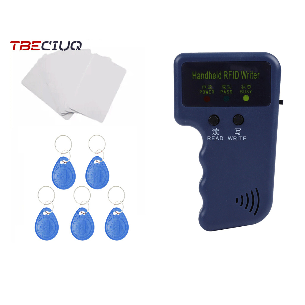 Novo Leitor Programador De Cartões RFID Portátil De 125KHz Para HID LF ...