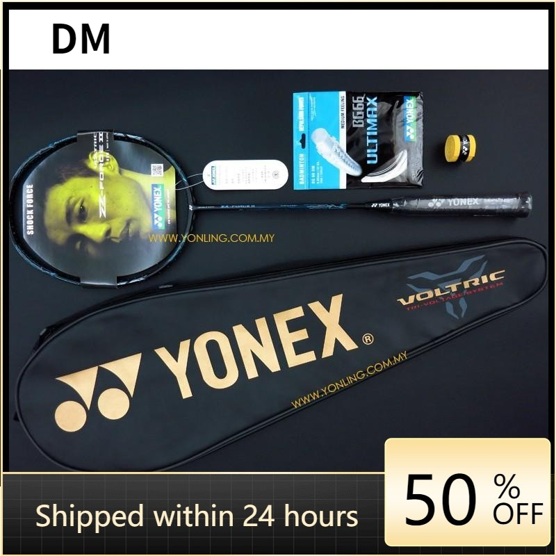 Yonex Badminton VTZF VOLTRIC Z-FORCE II + Capa E grip Livre (Com Fio ...