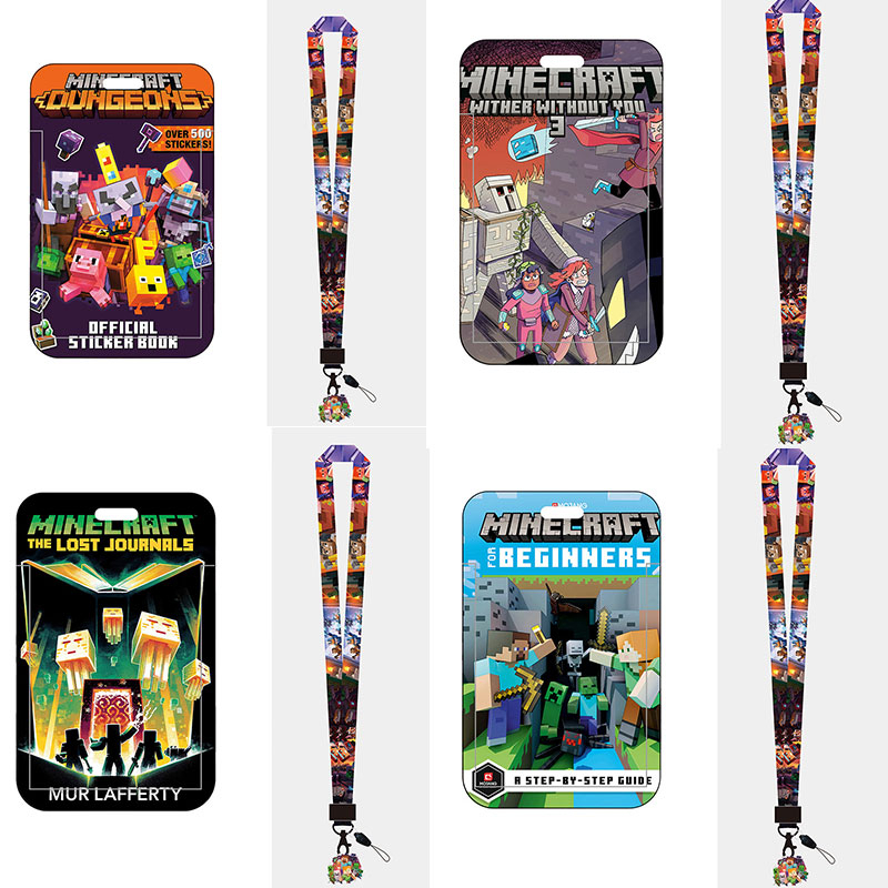 Minecraft Lanyard Porta-Carteiras Cartões Com Alça Para Crianças ...