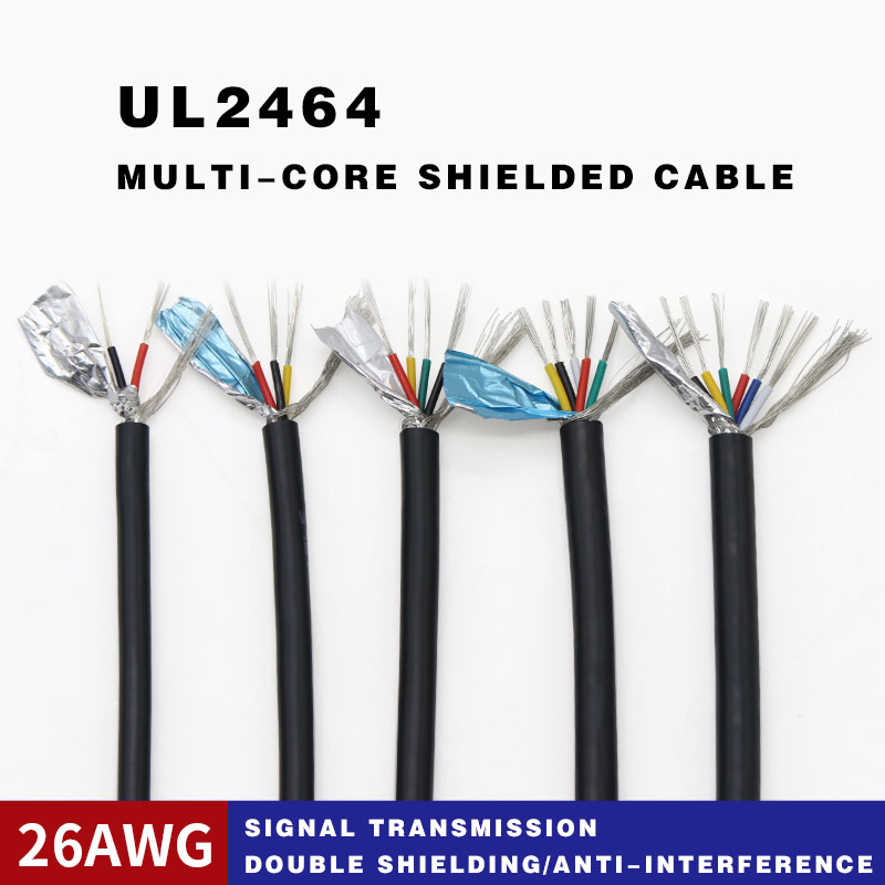 UL2464 26AWG Linha de blindagem multi-core 2-20-linha de blindagem de ...