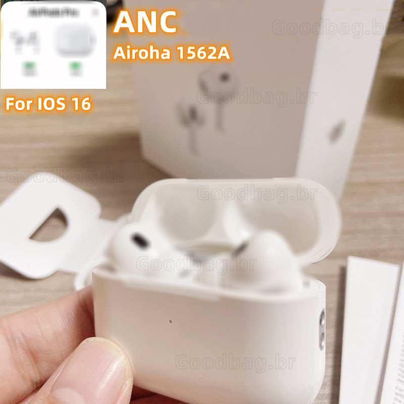 Airoha Chip airpods Pro 2 ANC Cancelamento De Ruído Renomear GPS Sem ...