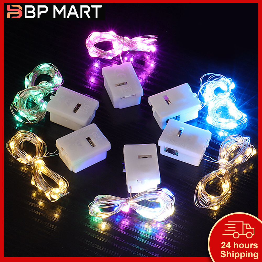 Caixa De Presente Luzes LED Luz Deco Flor Piscando Fada Fita | Shopee ...