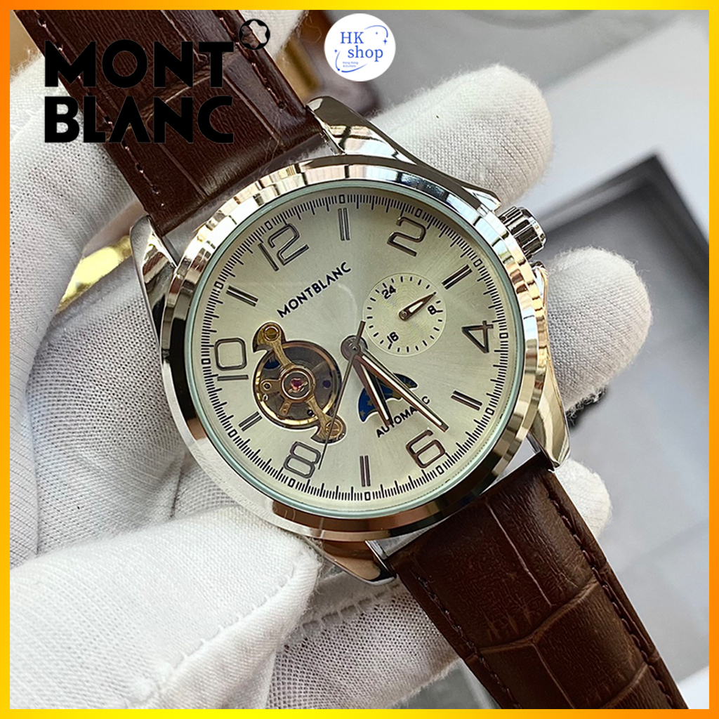 Relógio Mecânico Automático Montblanc Men's Watch Business Fashion ...