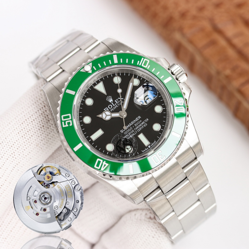 Série Rolex Water Ghost , Relógio Mecânico Automático Masculino , Anel ...