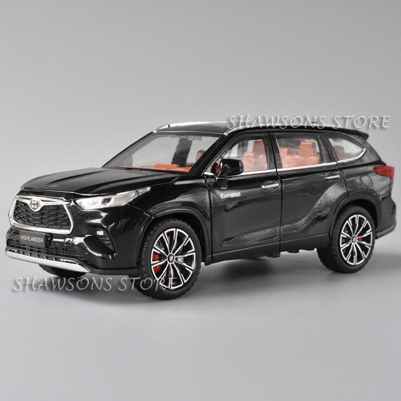 1 : 24 Escala Modelo Diecast Carro De Brinquedo Toyota Highlander Pull ...