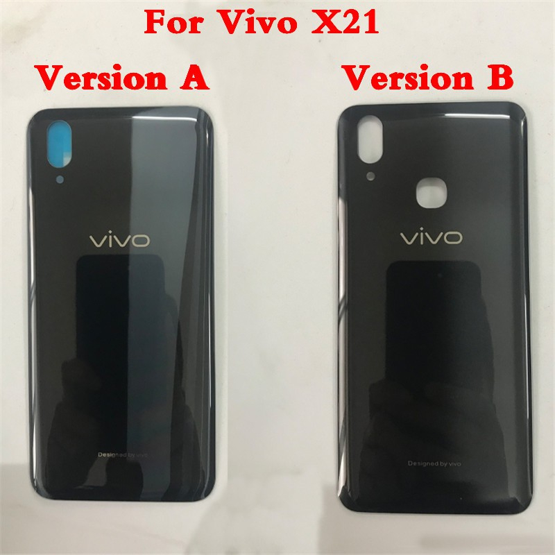 Original Para VIVO X21 X21A Tampa Da Bateria Traseira Caixa De Vidro Porta UD | Shopee Brasil